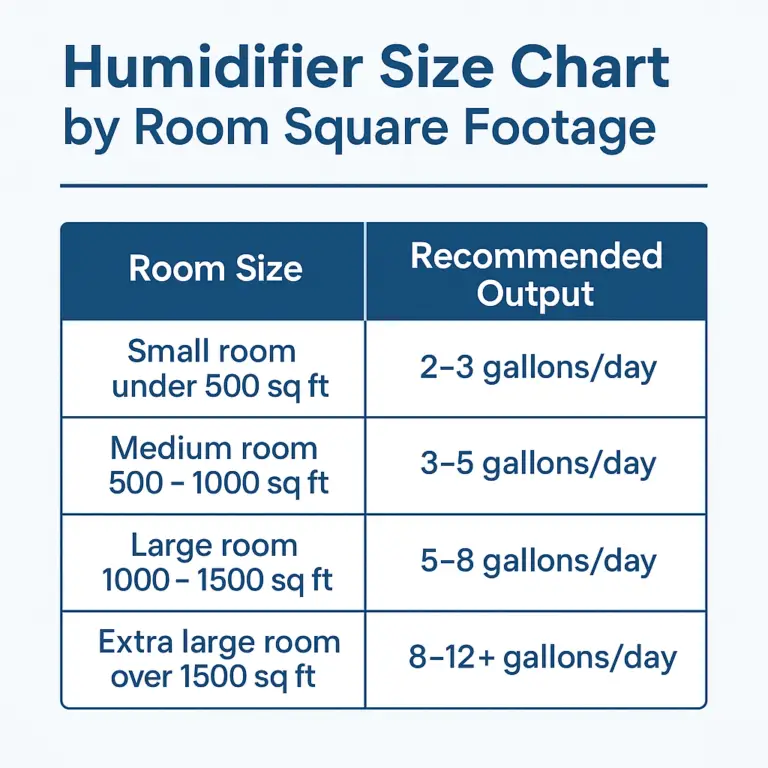 How to Choose the Right Size Humidifier for Your Room